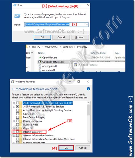 Internet Explorer Windows Enable Disable Uninstall