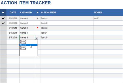 Simple Action Tracker Template Budget Tracking Spreadsheet Excel Gantt Chart In For Project