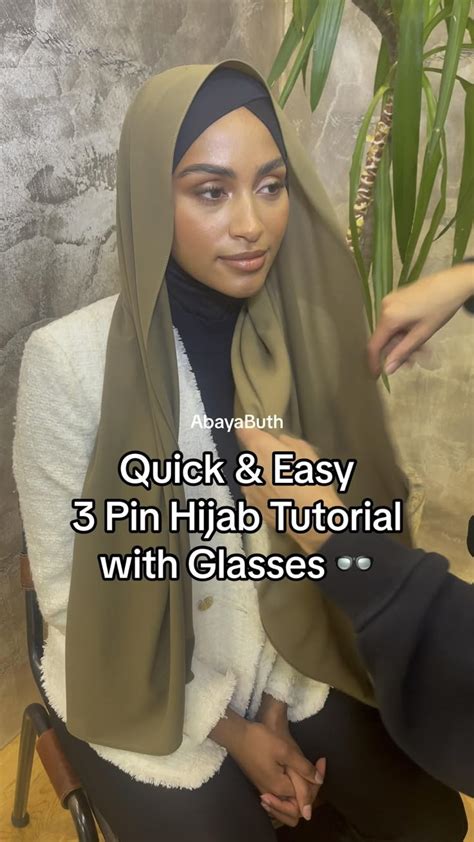Quick & Easy Hijab Tutorial with Glasses [Video] in 2024 | Hijab tutorial, Simple hijab tutorial ...