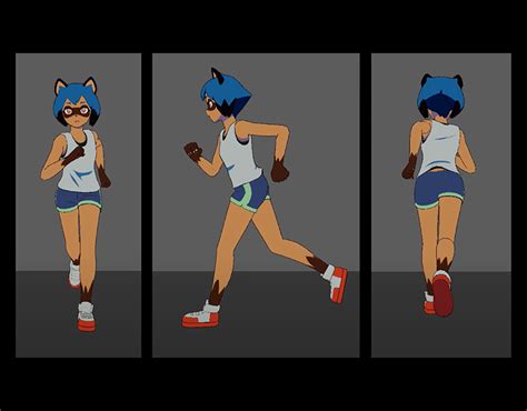 3d Run Cycle Behance