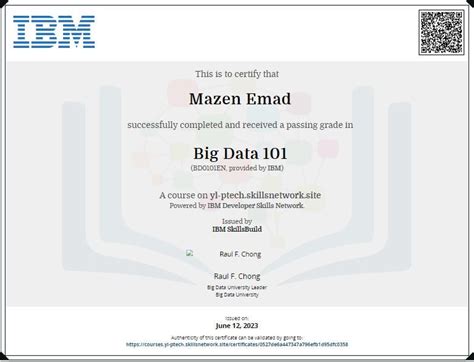 Bigdata Ibm Skillsbuild Lifelonglearning Dataanalytics Mazen