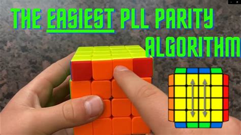 The Easiest Pll Parity Algortithm Youtube