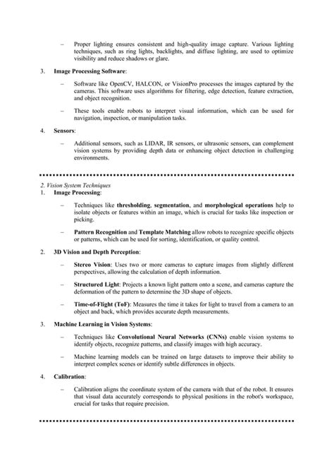B Tech 5th Semester Industrial Robotics Notes Module Vi Pdf