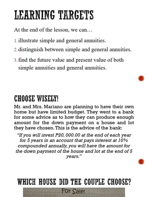 Annuity Gen Math Pdf Present Value Interest