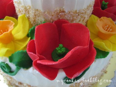 Как се прави Лале от захарно тесто Фондан Тесто Десерты