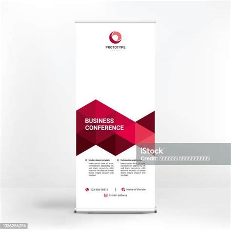 롤업 광고 배너 디자인 프리젠 테이션 컨퍼런스 세미나 전시회 창조적 인 기하학적 배경을 위해 서 디자인에 대한 스톡 벡터 아트 및 기타 이미지 Istock