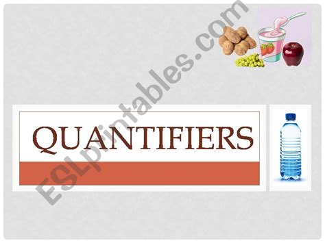 Esl English Powerpoints Quantifiers