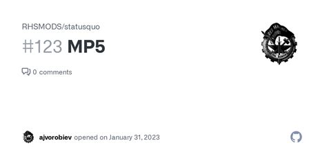 Mp5 · Issue 123 · Rhsmodsstatusquo · Github