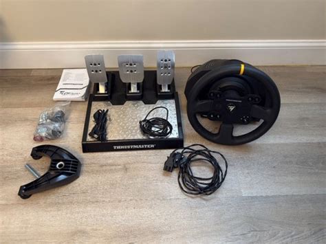 Thustmaster Tx Leather Edition Wheel And T Lcm Load Cell Pedals