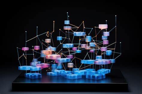 Premium Photo Ai Network Big Data Cloud Computing 3d Artificial