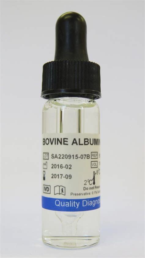 Bovine Serum Albumin 22 Rapid Labs