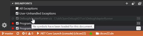 Troubleshoot Breakpoints Dotnet Vscode Csharp Wiki GitHub