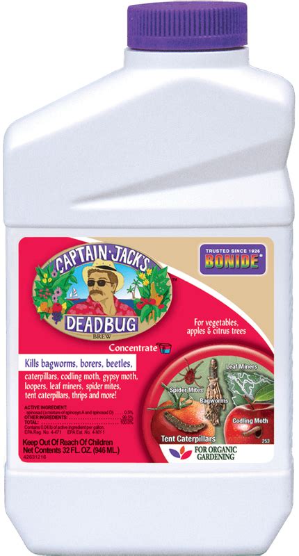 Captain Jacks Dead Bug Brew 1qt Concentrate Insecticide Bonide