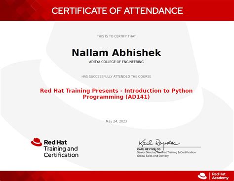 Abhishek Nallam On Linkedin Technicalhub Redhat Training Python Programming