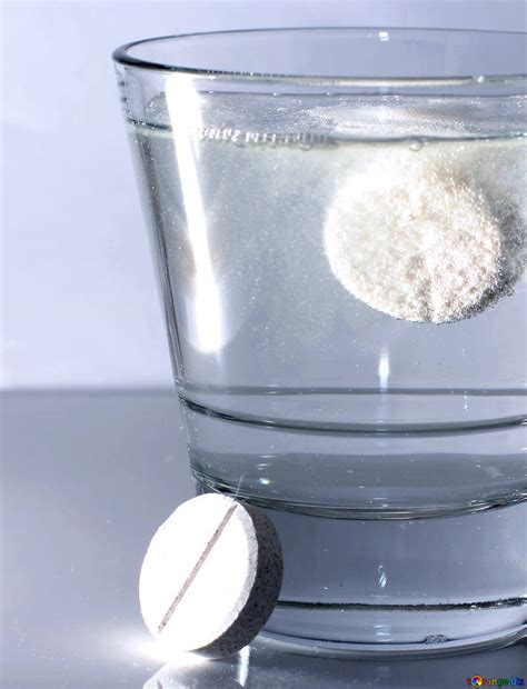 Tablet In Glass Of Free Image № 19990