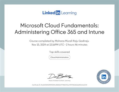 Mohana Murali Raju Gadiraju On Linkedin Certificate Of Completion