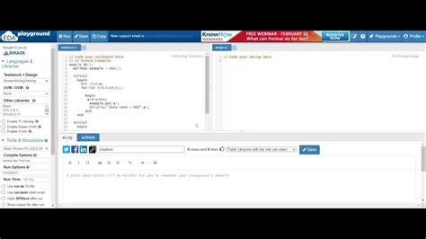 Venkata Tejaswini Kalla On Linkedin 100daysofrtl Vlsi Systemverilog Github Edaplayground
