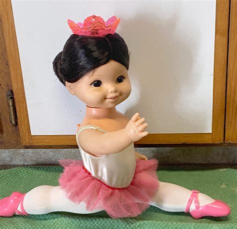 1972 Mattel Dancerella Ballerina Works See Video Pink Tutu Battery