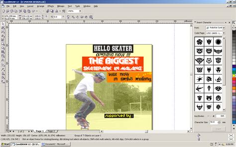 Blog Saya TUTORIAL MEMBUAT POSTER DENGAN COREL