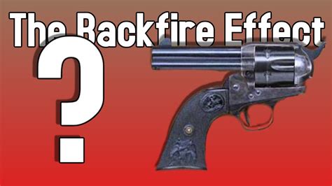 The Backfire Effect (Is Not As Bad As You Think) - YouTube