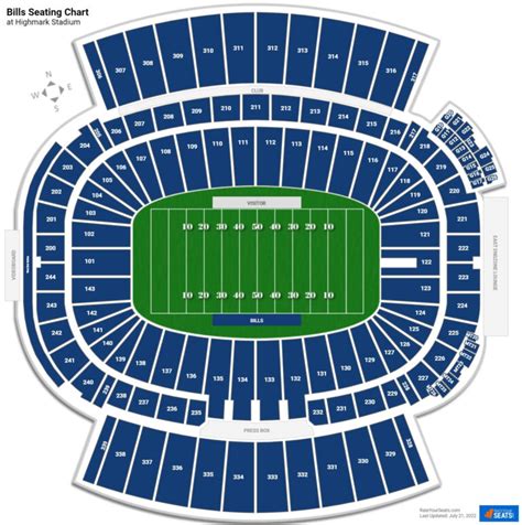 Bills Stadium Seating Chart Seating