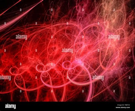 abstract artificial computer generated iterative flame fractal image