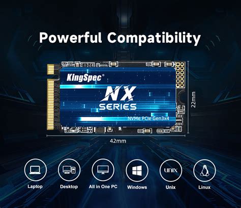 The Kingspec Solid State Drive Nx Series Gb M Pcie X Nvme Ssd High