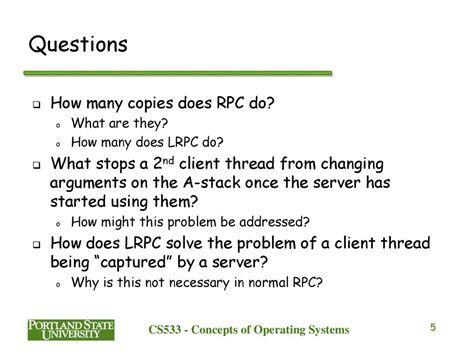 Cs533 Concepts Of Operating Systems Class Ppt Download