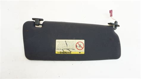 Bmw E46 Sedan Coupe Black Sun Visor Left Proper Parts Co