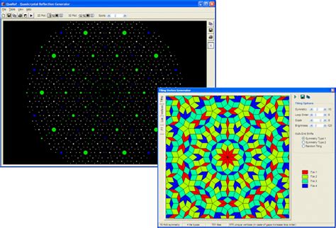 Quaref Quasicrystal Reflection Generator