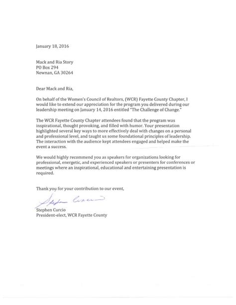 Testimony Letters Pdf