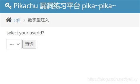 Pikachu靶场练习——数字型注入pikachu靶场数字型注入 Csdn博客