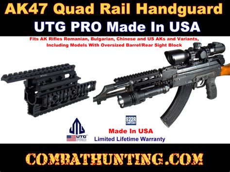 Utg Mtu009 Utg Pro Ak47 Quad Rail
