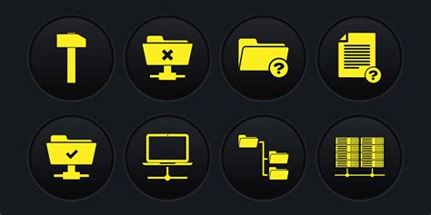 Ftp 작업을 성공적으로 설정 알 수없는 문서 컴퓨터 네트워크 폴더 트리 디렉토리 및 취소 아이콘 벡터 건강관리와 의술에 대한 스톡 벡터 아트 및 기타 이미지 Istock