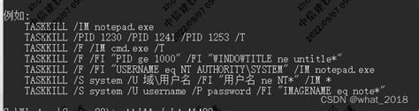 windows查看端口占用，杀掉进程 windows端口占用查看命令 杀掉 csdn博客