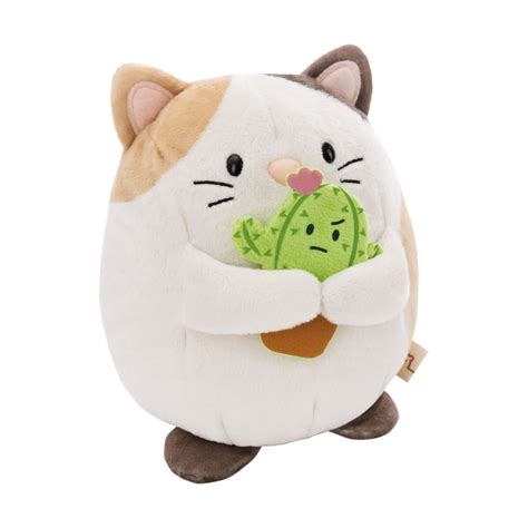 Super Mochie Cat Angy With Cactus Plush 16cm