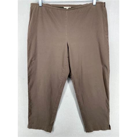 Eileen Fisher Eileen Fisher Pants Xl Stretch Organic Cotton Twill