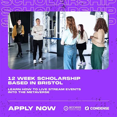 Access Creative College On Linkedin Condense Scholarship Bringing Live Events To The Metaverse