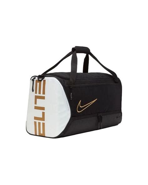 Nike Elite Basketball Duffel Bag Metallic In Black For Men Lyst