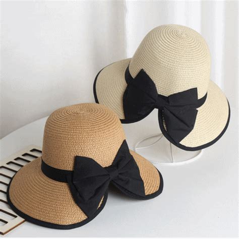 오늘출발 리본 보넷 지사 밀짚모자 여름 바캉스 수영복모자 핏이쁜 왕리본 벙거지 라탄 휴가 버킷햇 에이블리