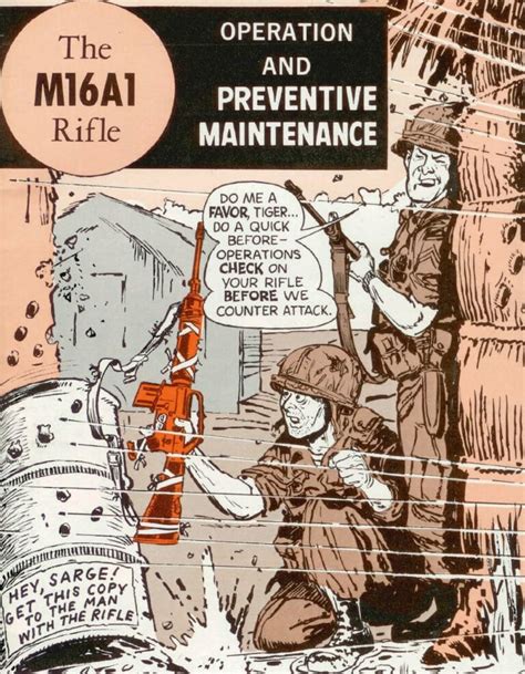 Story Behind The M16 Comic Book Manual