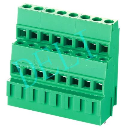 Double Row Terminal Block Pcb Connector V A Dl Aa Xx Mm Durable
