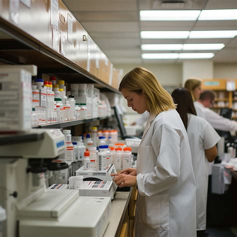 Free Pharmacy Work Environment Image Pharmacy Pharmacist Healthcare