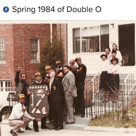 Spring Line Of Omicron Omicron Chapter Of Alpha Phi Alpha Fraternity
