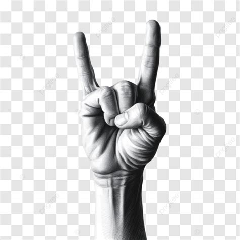 Devil Horns Hand Symbol