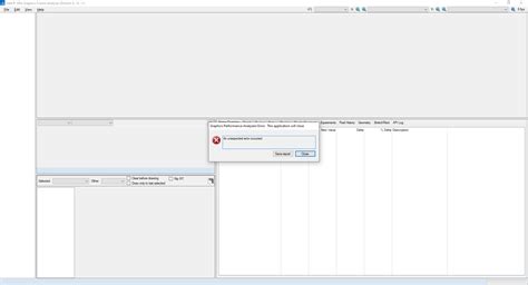 gpa frame analyzer can t open frame from dx9 game an unexpected error
