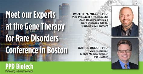Ppd Biotech Experts Will Be Attending The 3rd Annual Gene Therapy For
