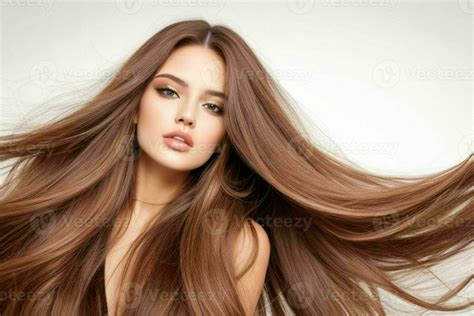 Beautiful Woman Fashion Model With Long Hair Pro Photo 28797075 Stock