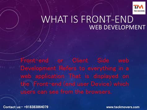 Front End Web Development Html Css Javascript Basics