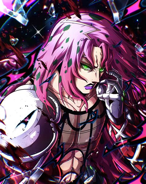 Diavolo And King Crimson Jojo No Kimyou Na Bouken And 1 More Drawn By